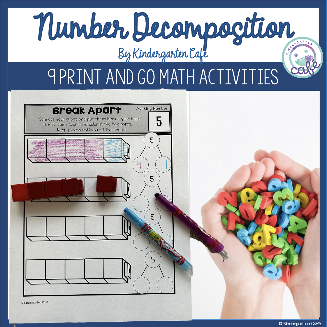 Number Decomposition - Kindergarten Cafe